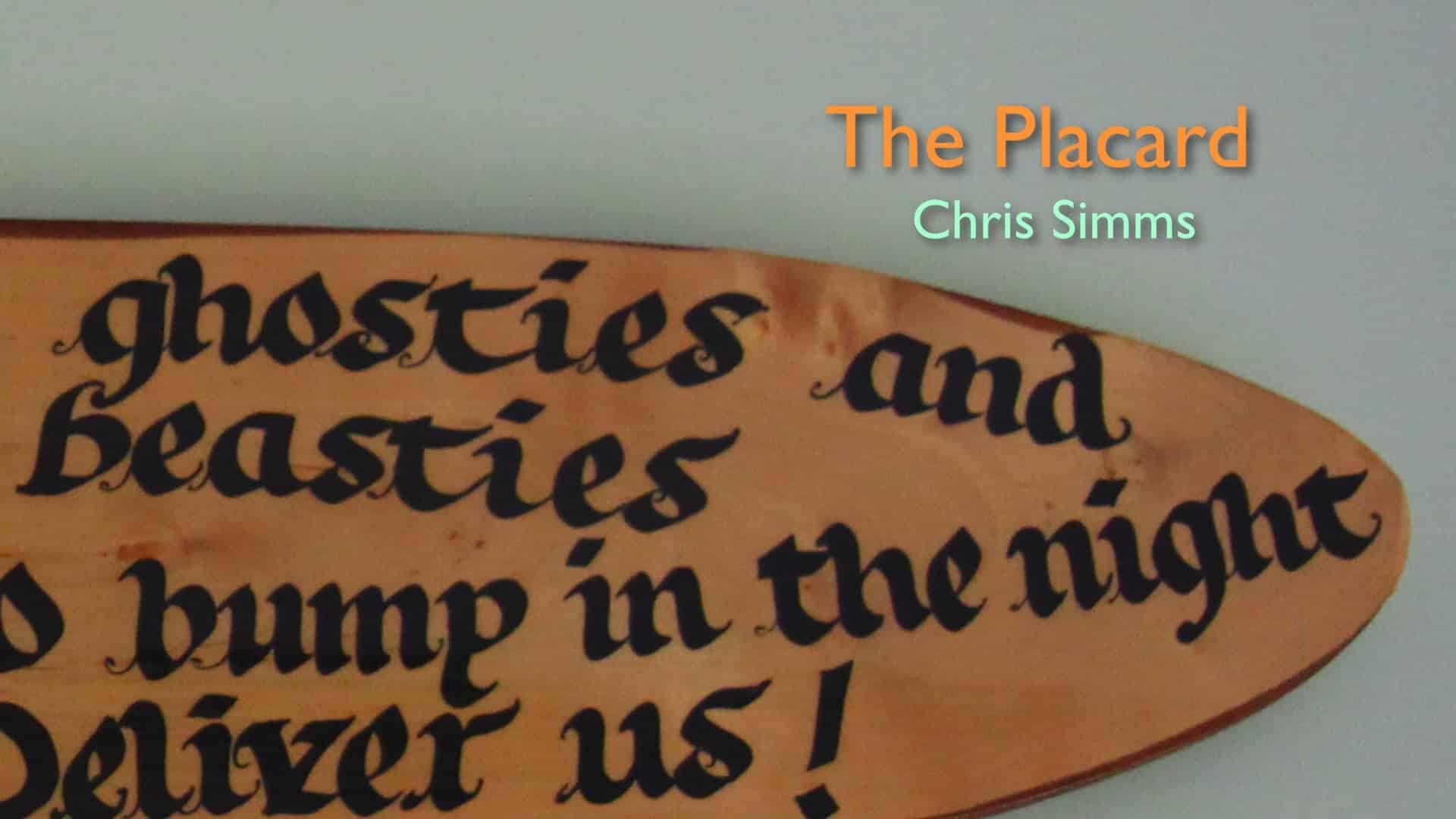 The Placard - Royal Literary Fund